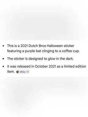 Dutch Bros | Other | Dutch Bros Glow In The Dark Sticker Set Of 2 ...